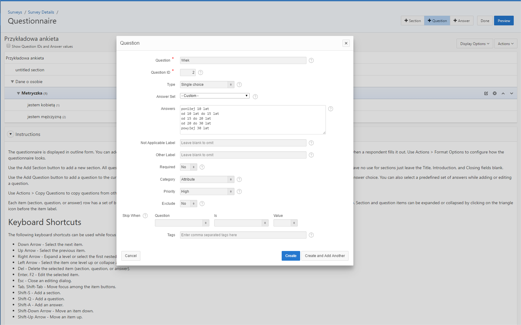 Survey Builder